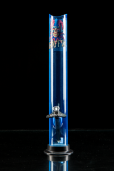 Graffix Acrylic Fat Straight Water Pipe - Legal Smoke Shop
